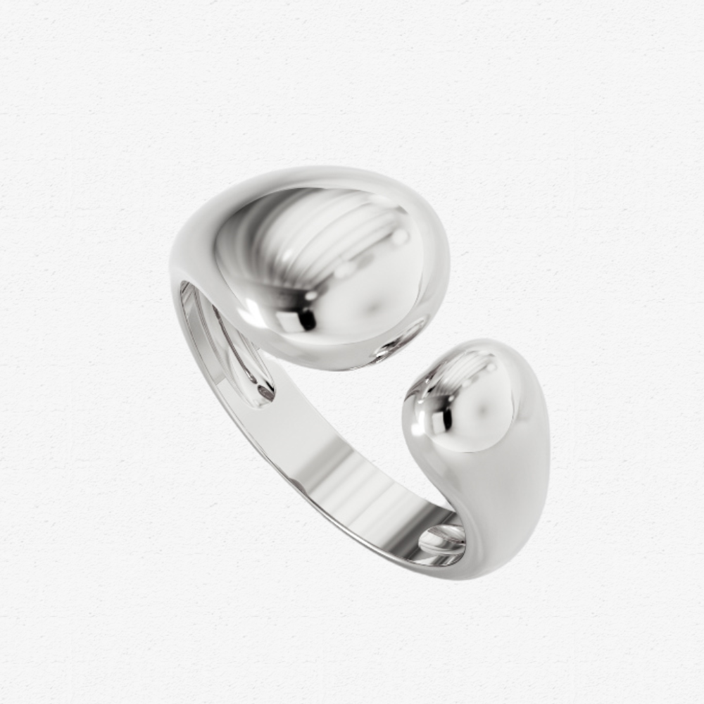 Imperfection Mini Collection | Silver Bubble Ring